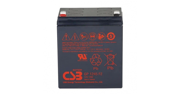 Аккумулятор CSB GP 1245 F2 (12V16W) оптом | Wybor battery